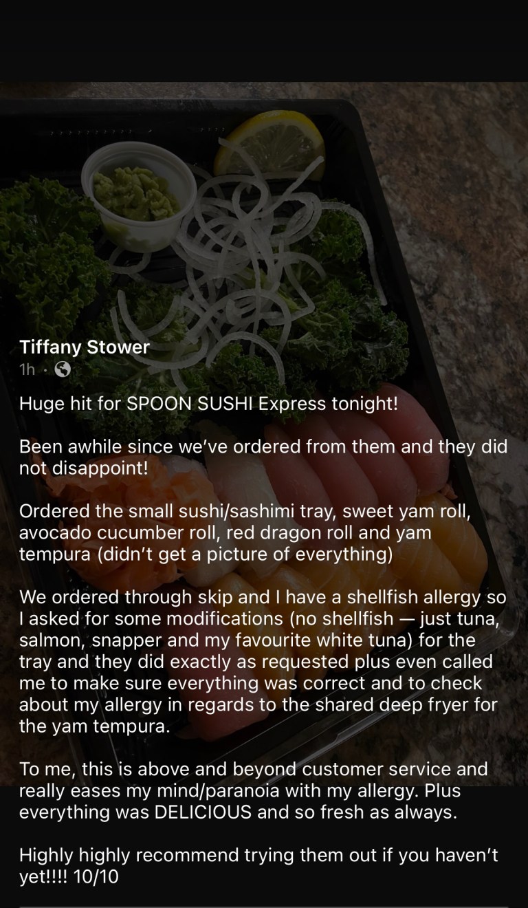 Spoon Sushi – Lonsdale – Best Sushi in Moncton